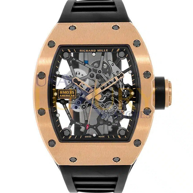 Richard Mille RM 035 Americas 2 Rose Gold Toro Skeleton Limited Editio