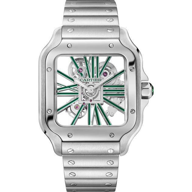 Cartier Santos de Cartier 40mm Openworked Dial | WHSA0028