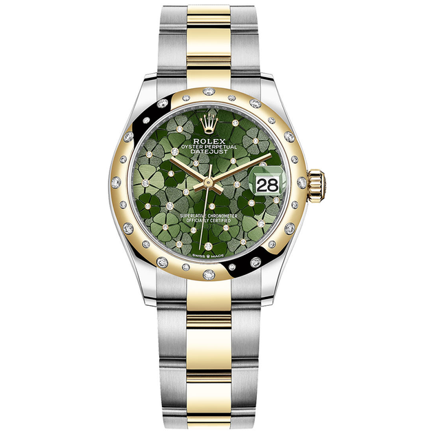 Rolex Datejust II Olive Green Floral Motif Dial 278343RBR | FCT