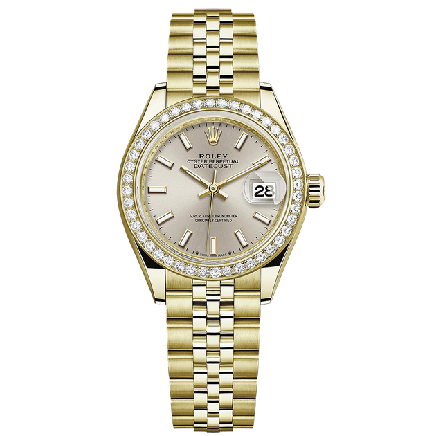 Rolex Lady-Datejust Silver Dial 279138RBR | FCT